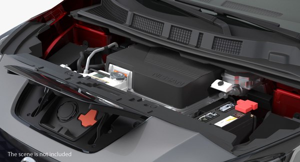 Nissan leaf engine chassis model - TurboSquid 1426290