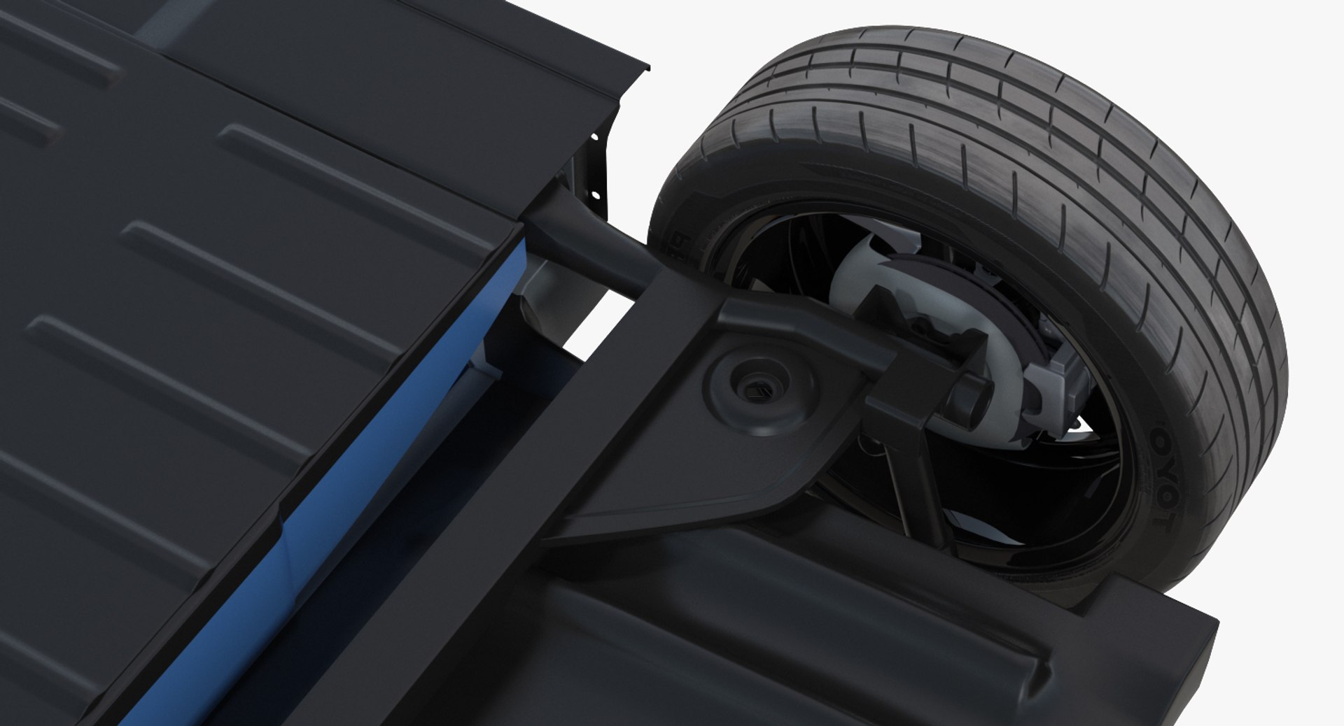 Nissan leaf engine chassis model - TurboSquid 1426290