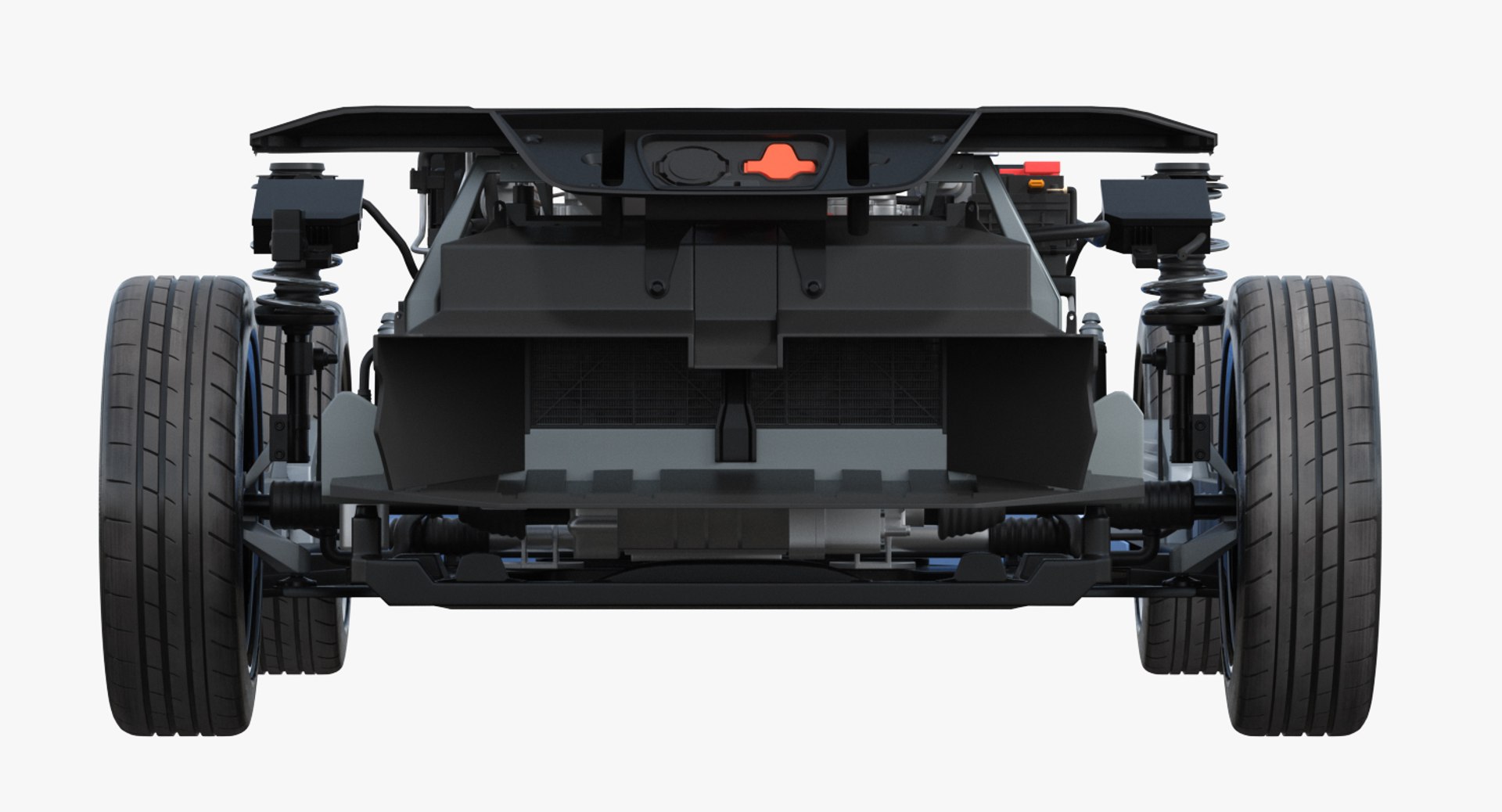 Nissan leaf engine chassis model - TurboSquid 1426290