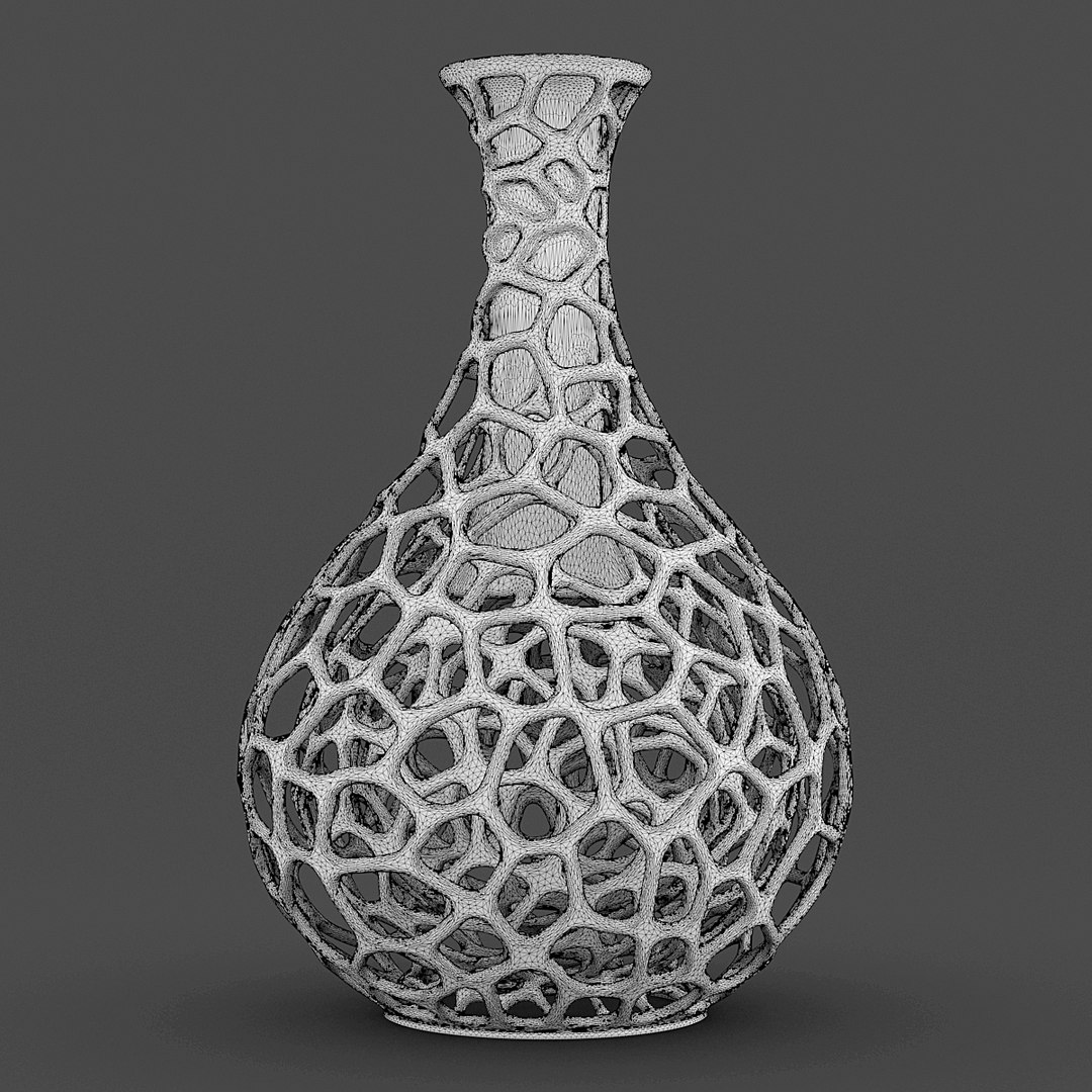 3d Model Perforated Vase