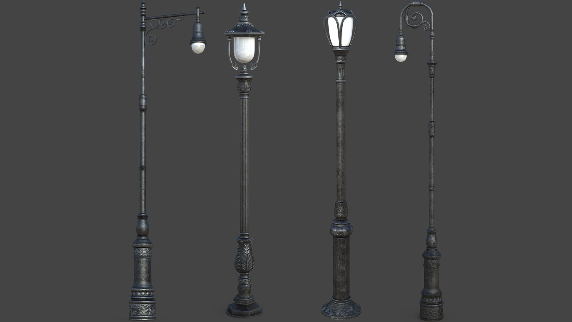 3D Street Light model - TurboSquid 2128800