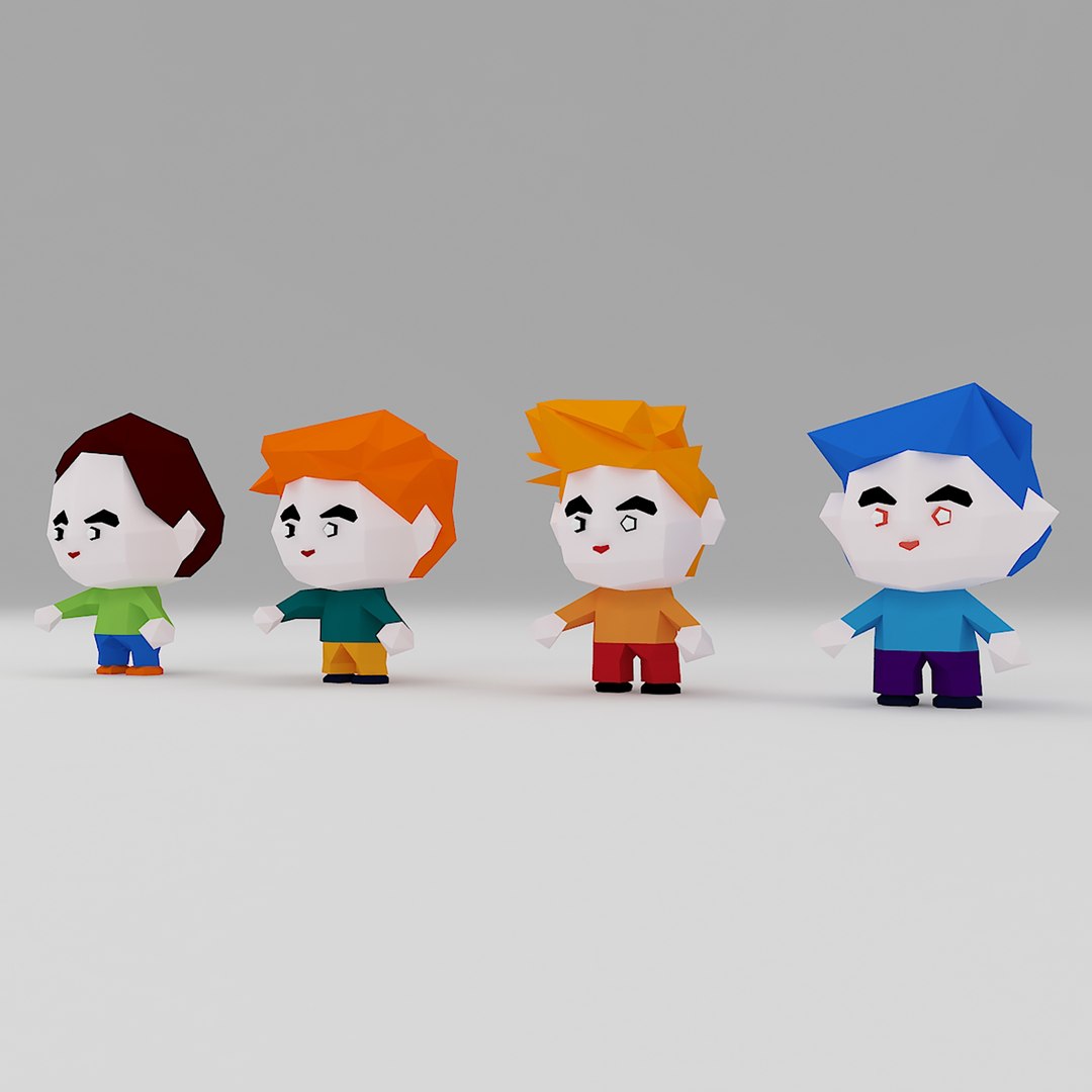 Cartoon Pose Office 3D - TurboSquid 1418707