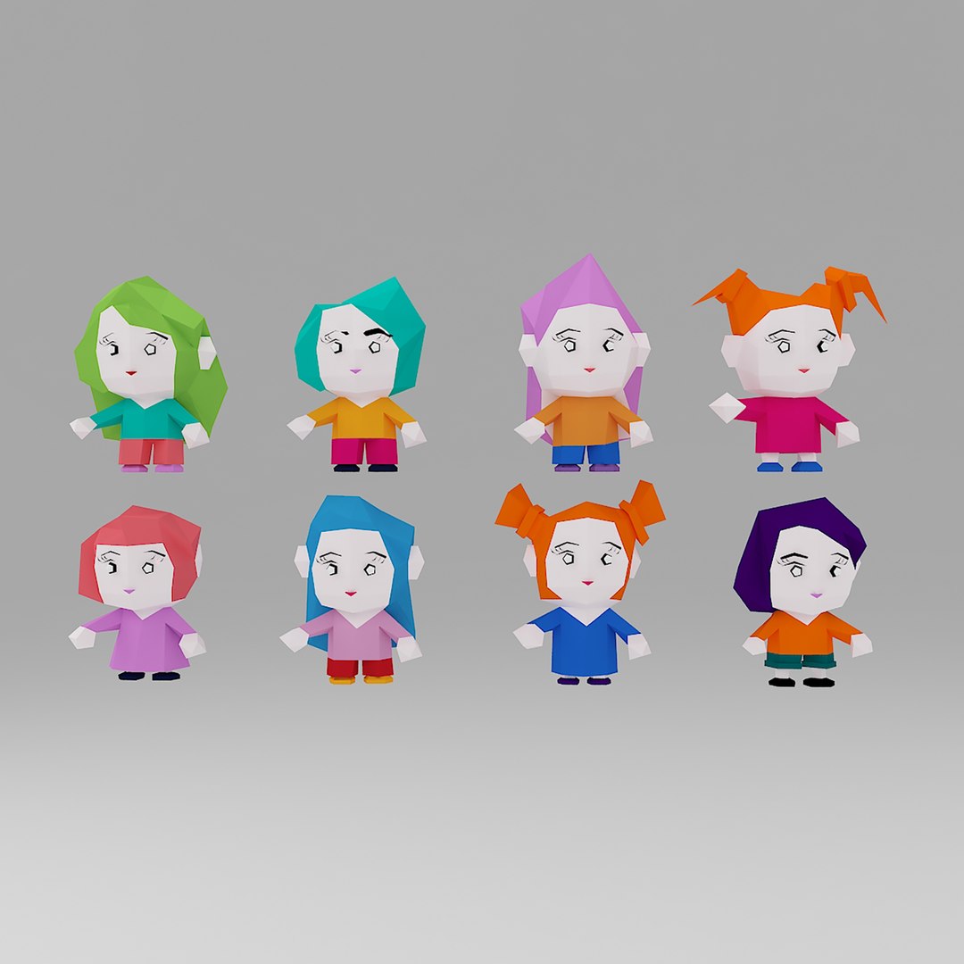 Cartoon Pose Office 3D - TurboSquid 1418707