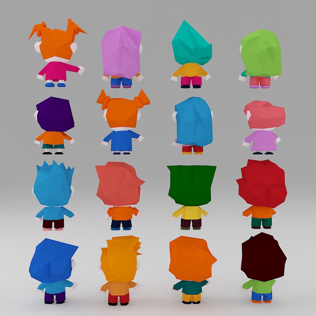 Cartoon Pose Office 3D - TurboSquid 1418707