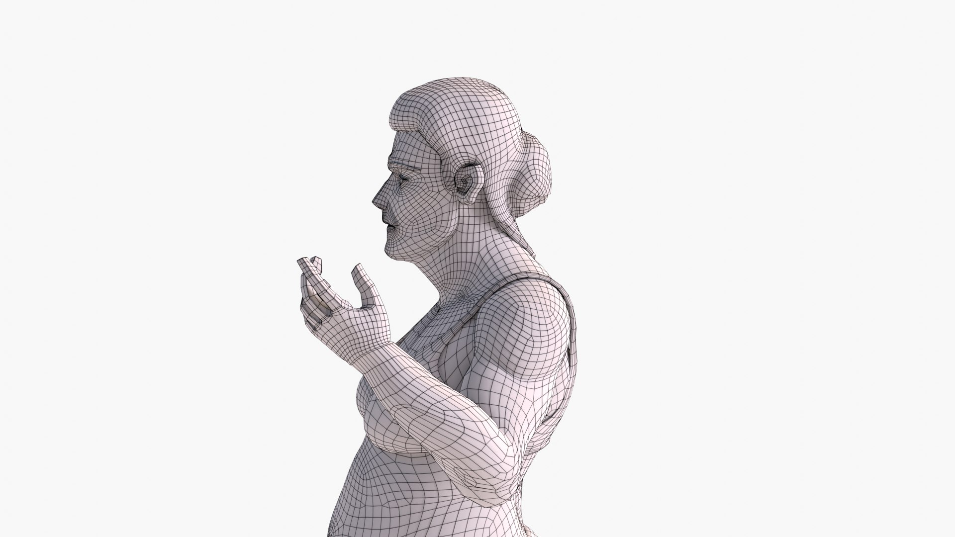 3D Stylized Human Female Corpulent Rigged Model - TurboSquid 1959389