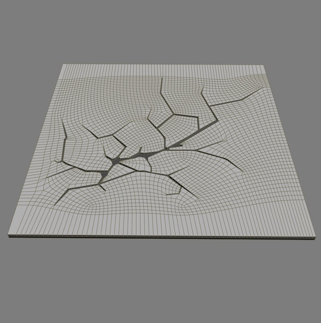 3D Crack Model - TurboSquid 1543213