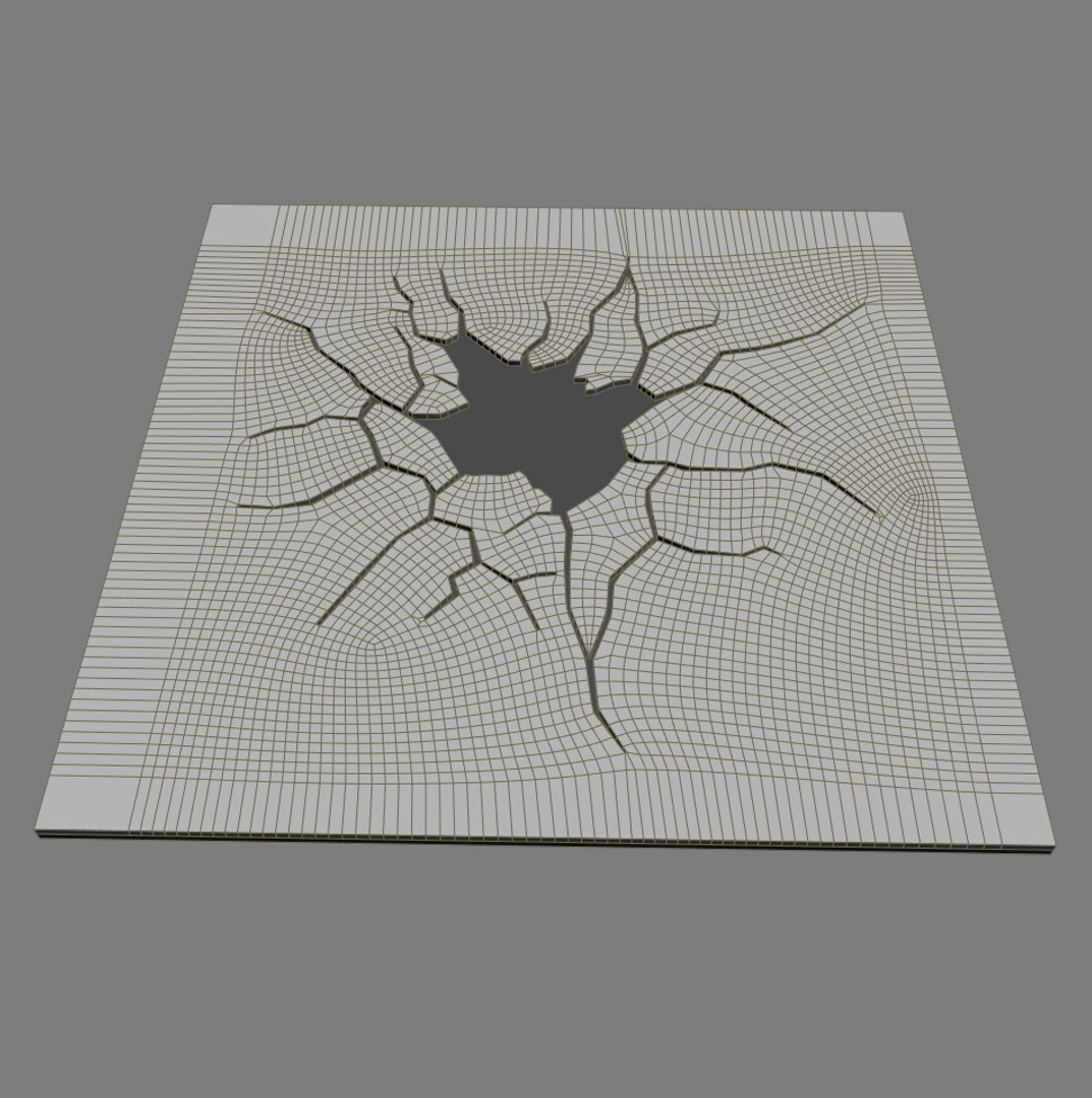 3D Crack Model - TurboSquid 1543213