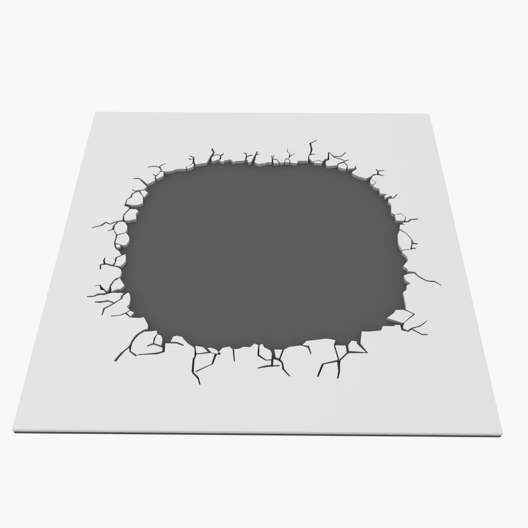 3D Crack Model - TurboSquid 1543213
