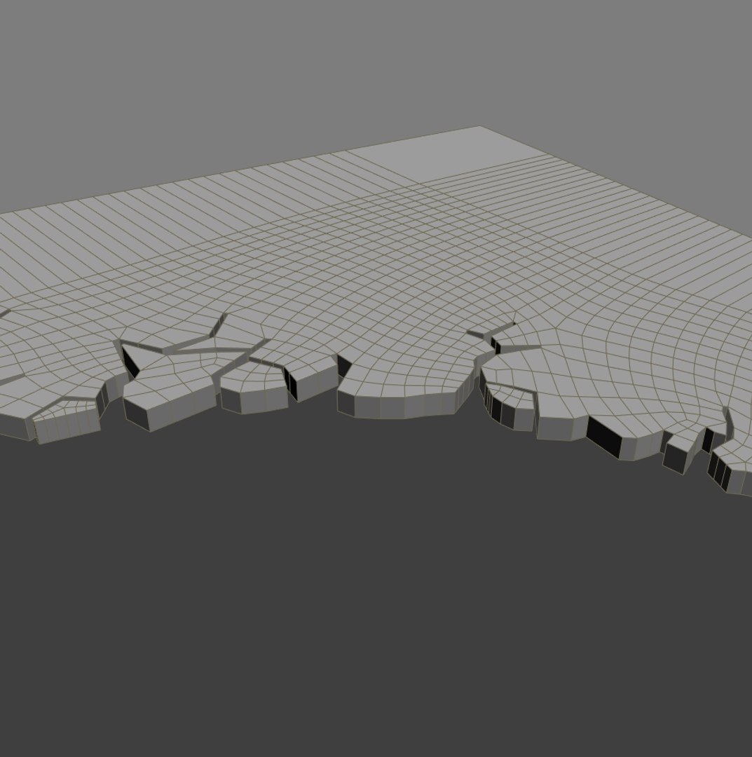 3D Crack Model - TurboSquid 1543213