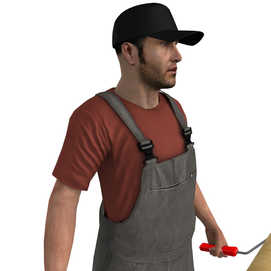 max rigged paint worker man