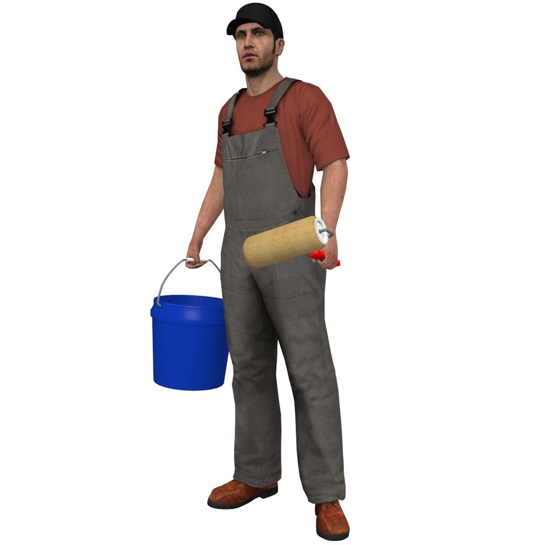 max rigged paint worker man