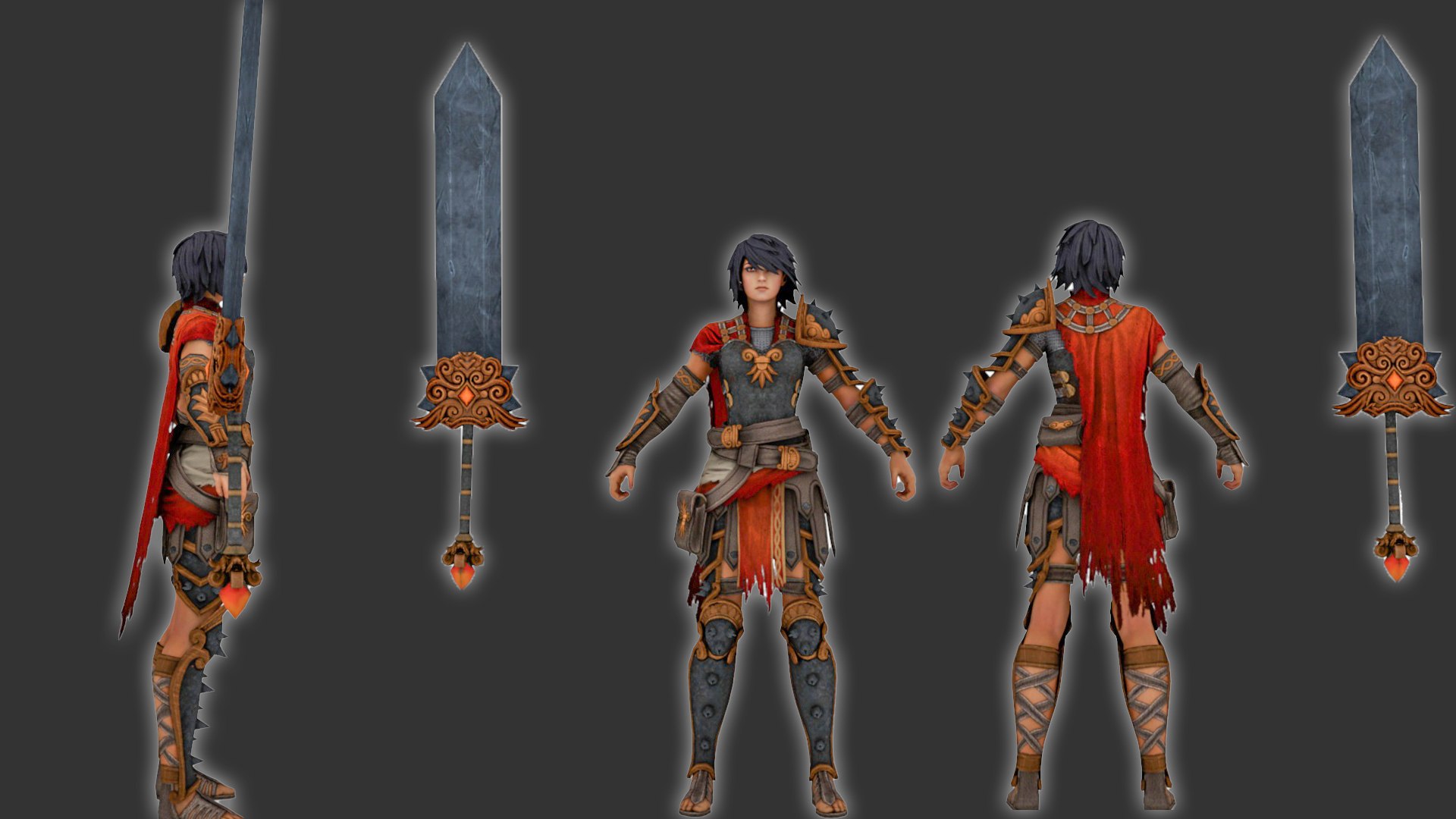 Bellona Shogunate Anim Rig 3D 3D-Modell - TurboSquid 1956957
