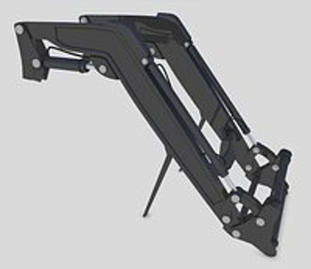 3d Loaders Bucket Bales Gripper Model