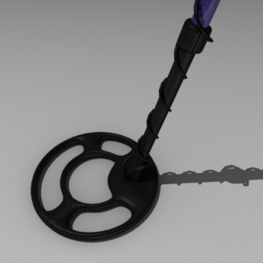3d Model Minedetector Metaldetector