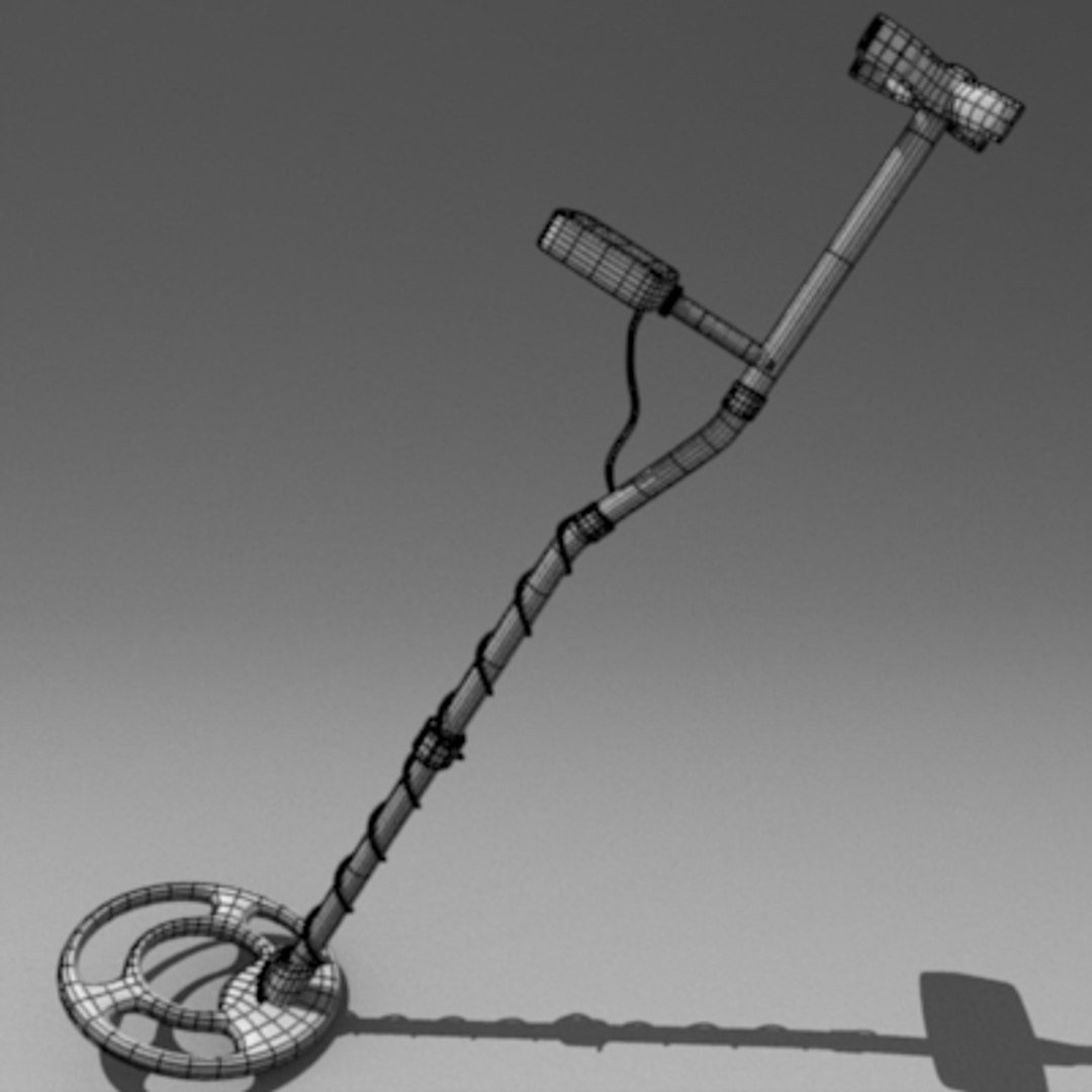 3d Model Minedetector Metaldetector