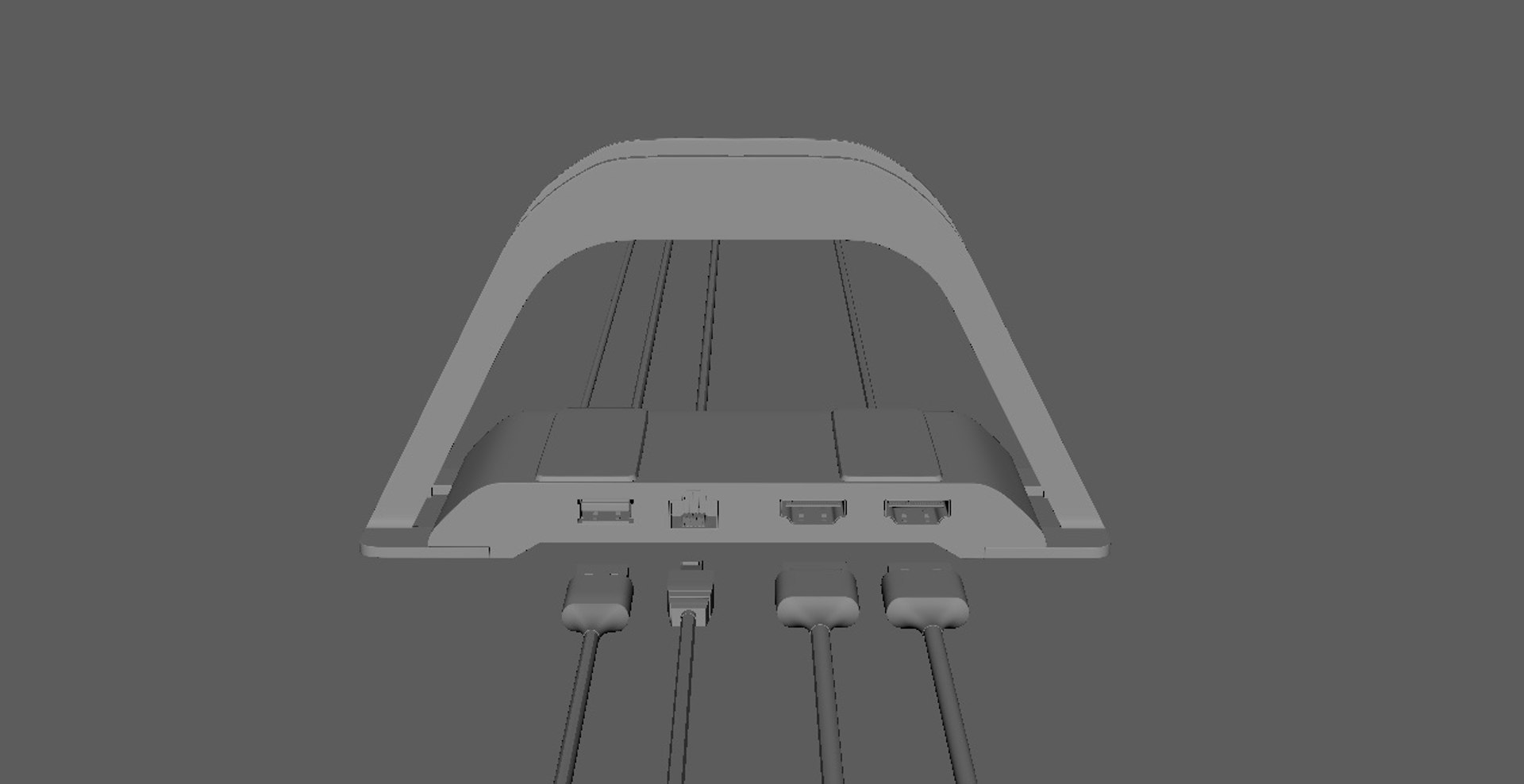 3D USB Hub - TurboSquid 1883412