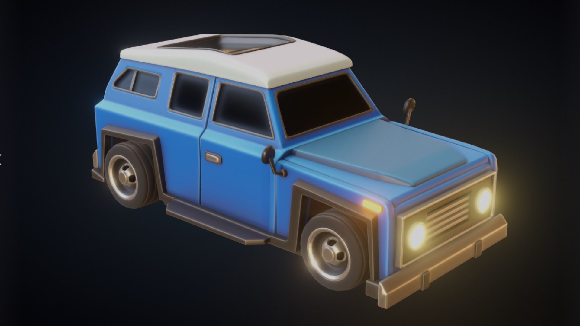 3D Toon Vehicle Model 1 Model - TurboSquid 2439626