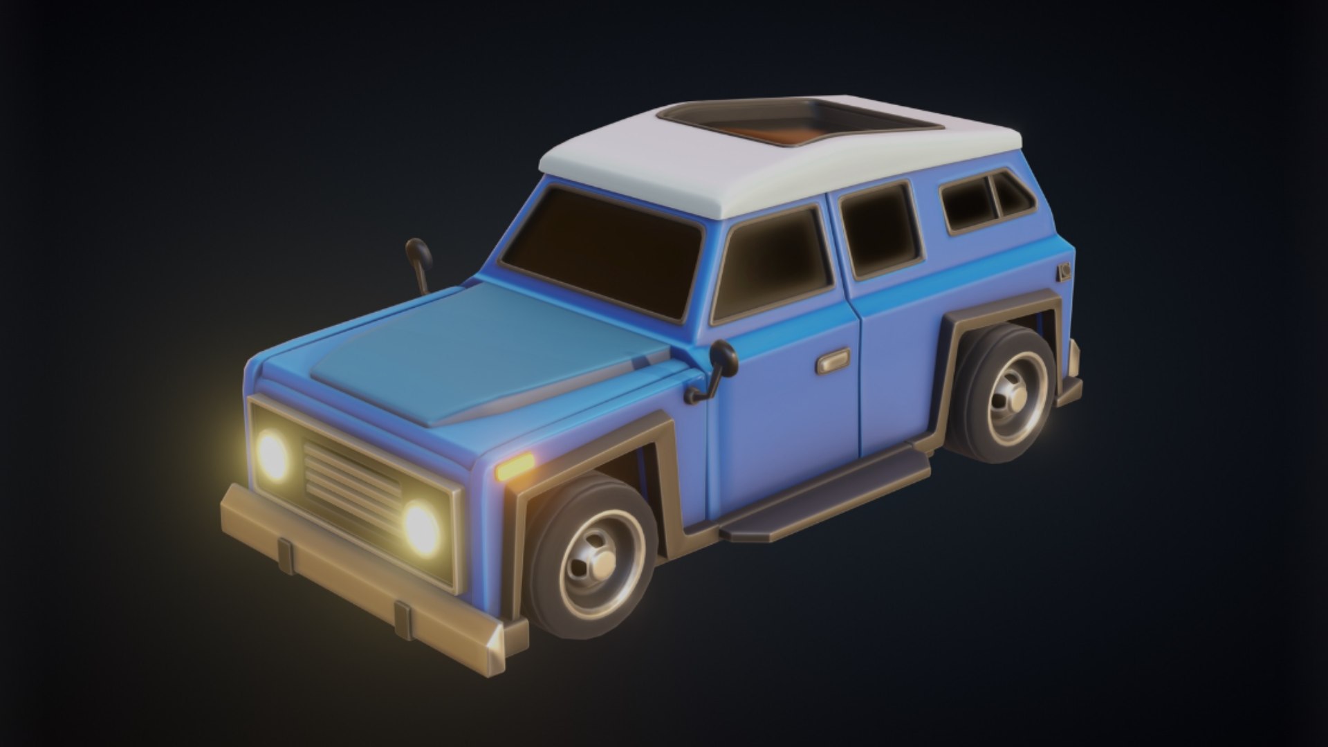 3D Toon Vehicle Model 1 Model - TurboSquid 2439626