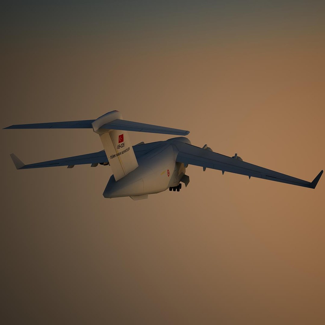 3d Boeing Taf Military Transport