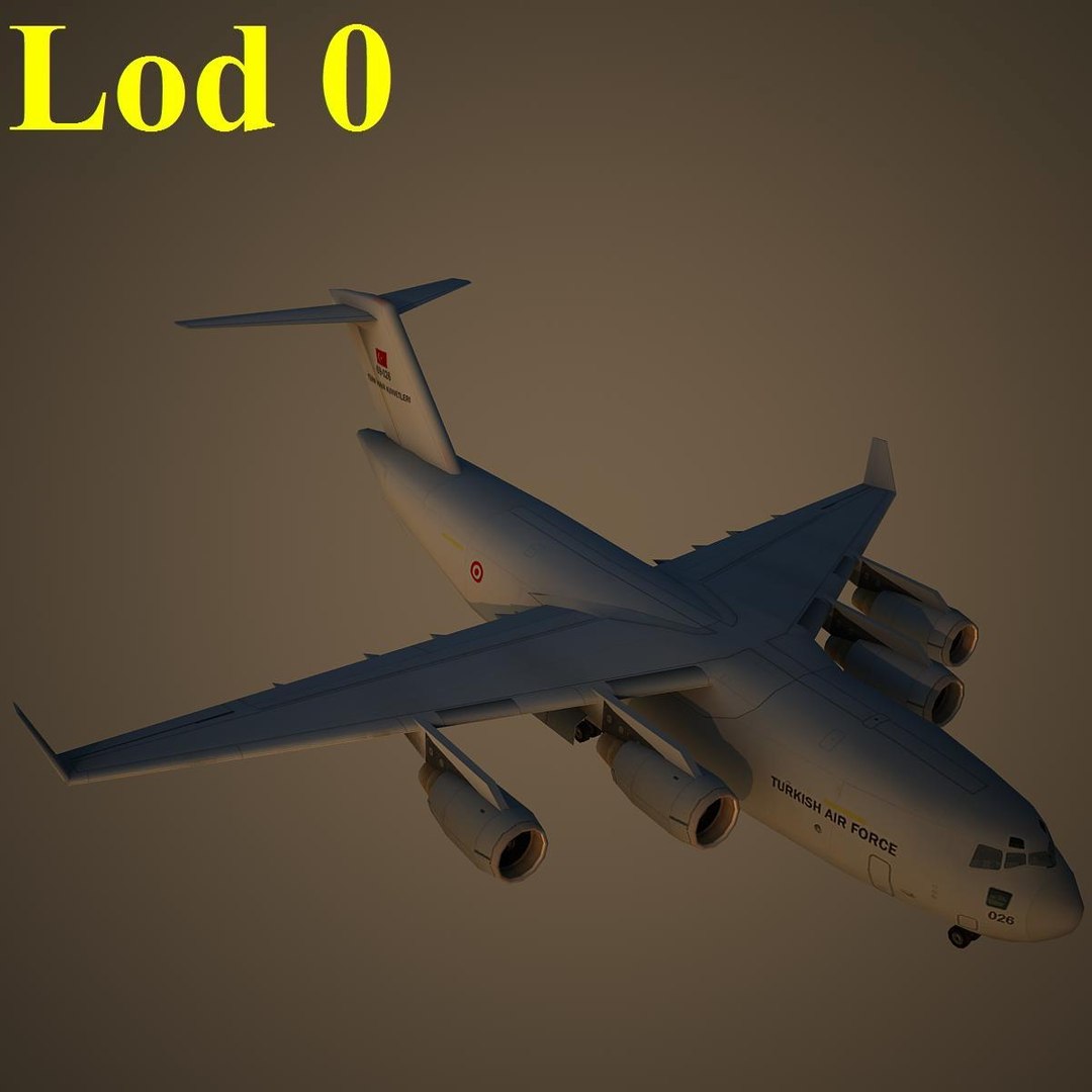 3d Boeing Taf Military Transport
