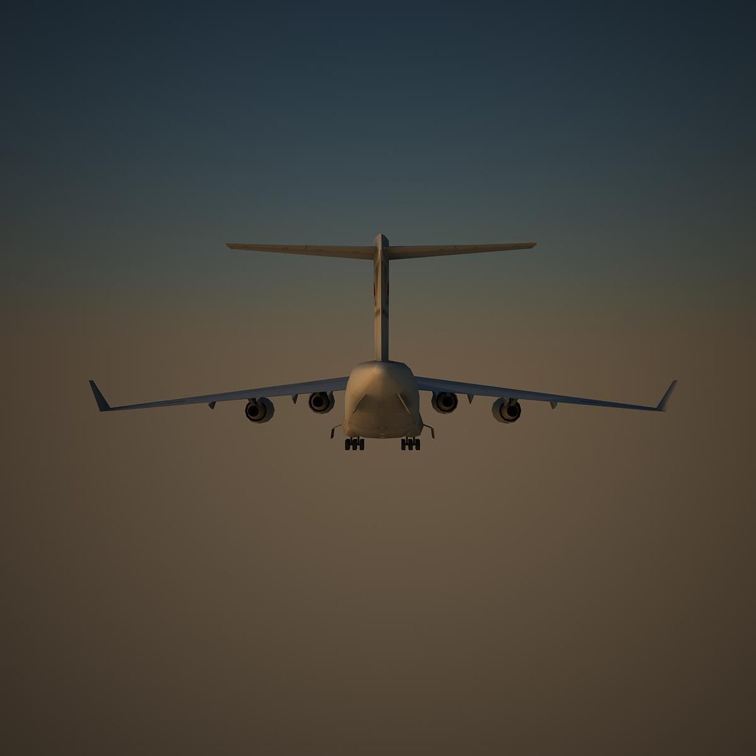 3d Boeing Taf Military Transport