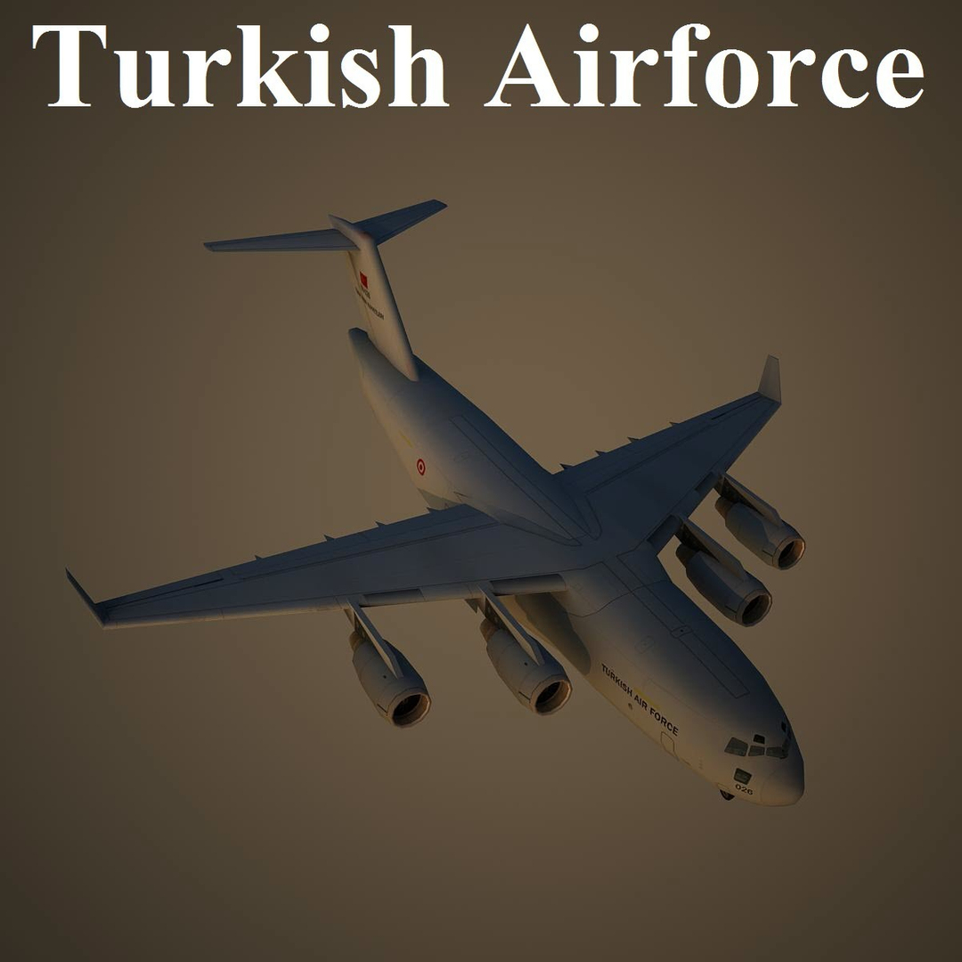 3d Boeing Taf Military Transport