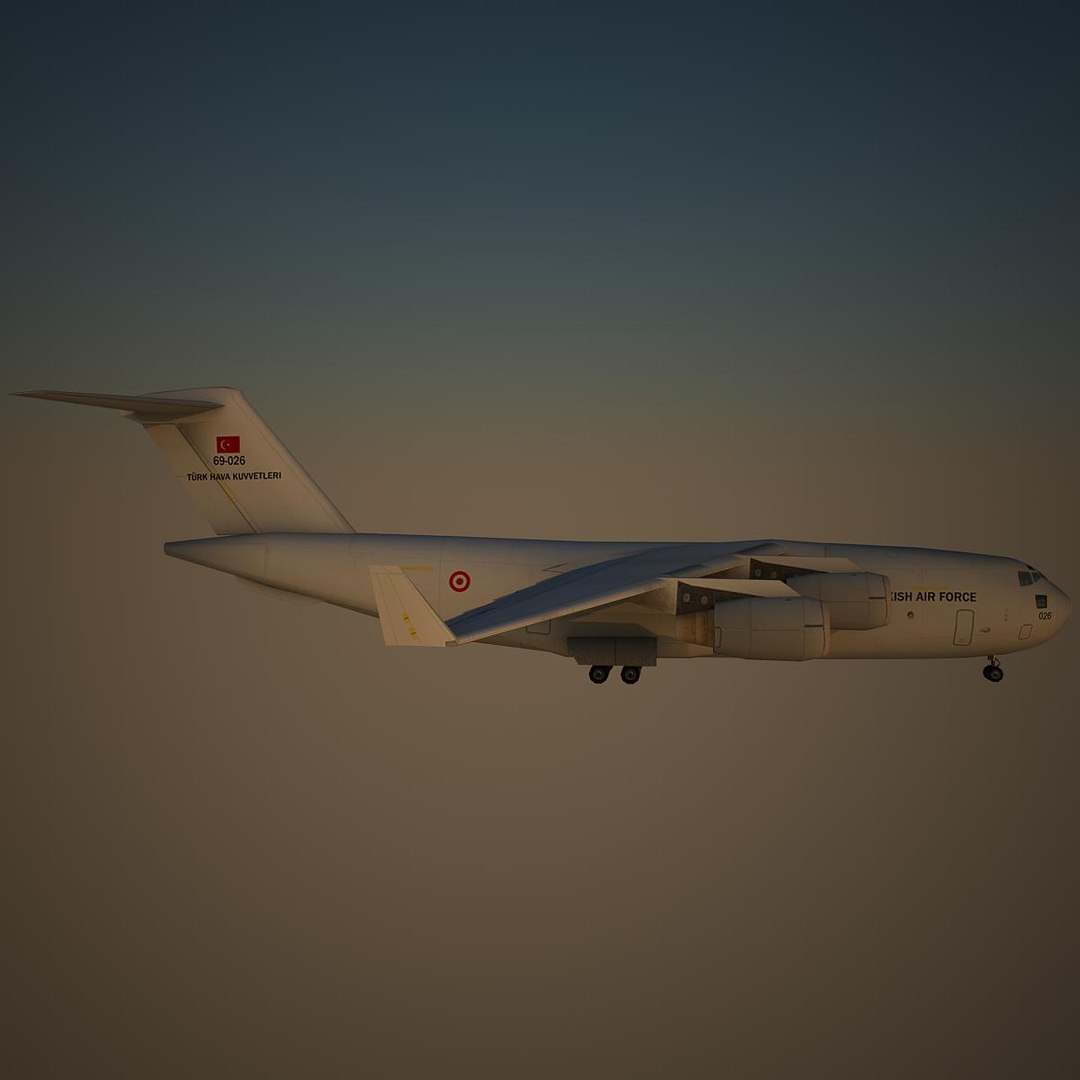 3d Boeing Taf Military Transport