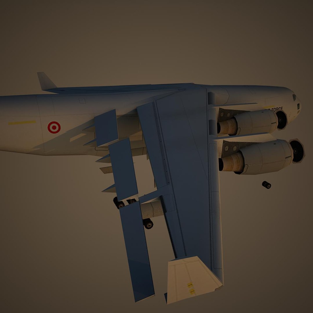 3d Boeing Taf Military Transport
