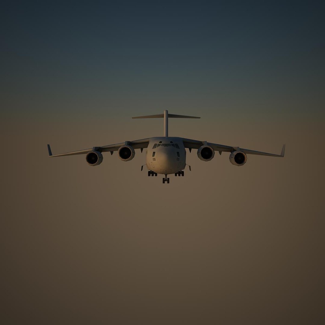 3d Boeing Taf Military Transport