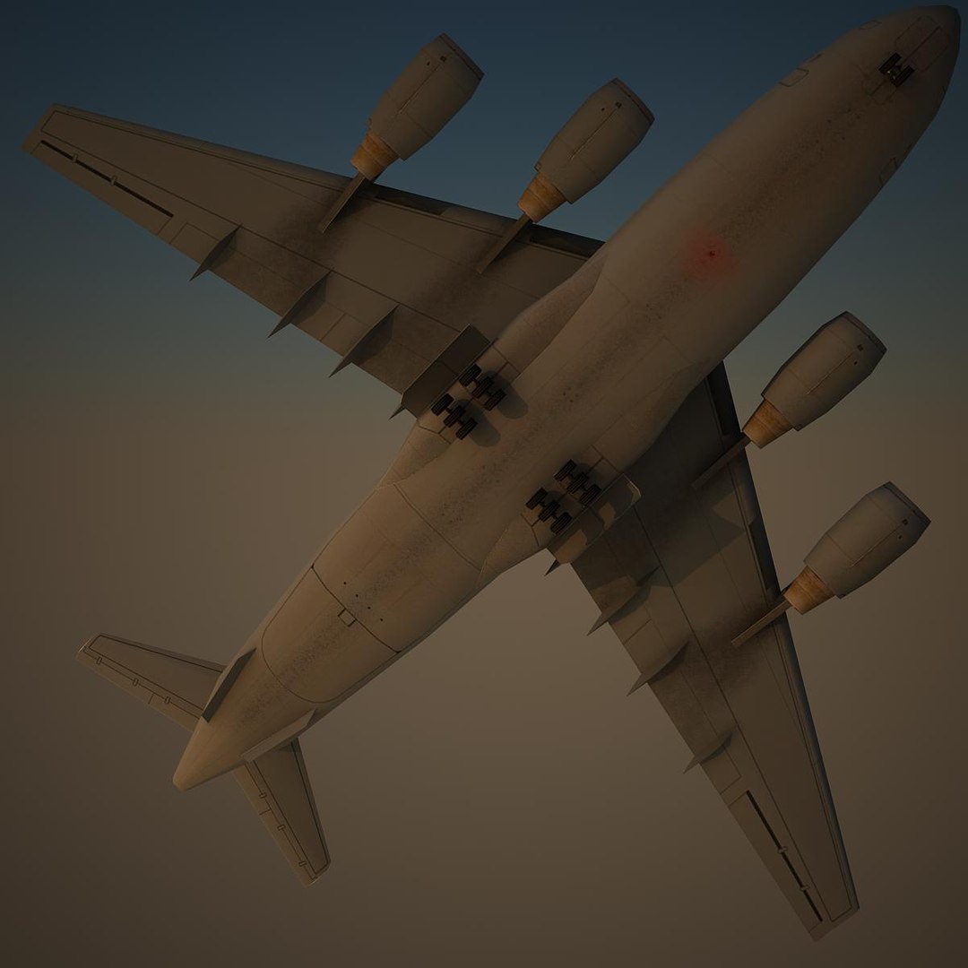 3d Boeing Taf Military Transport