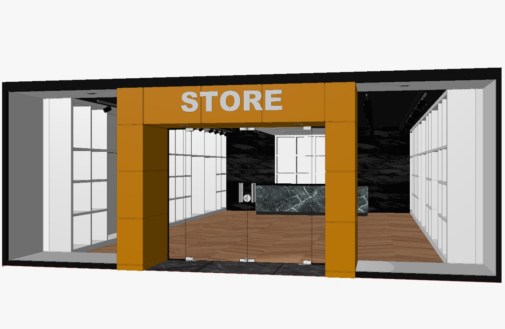 Store 3D Model - TurboSquid 1593630