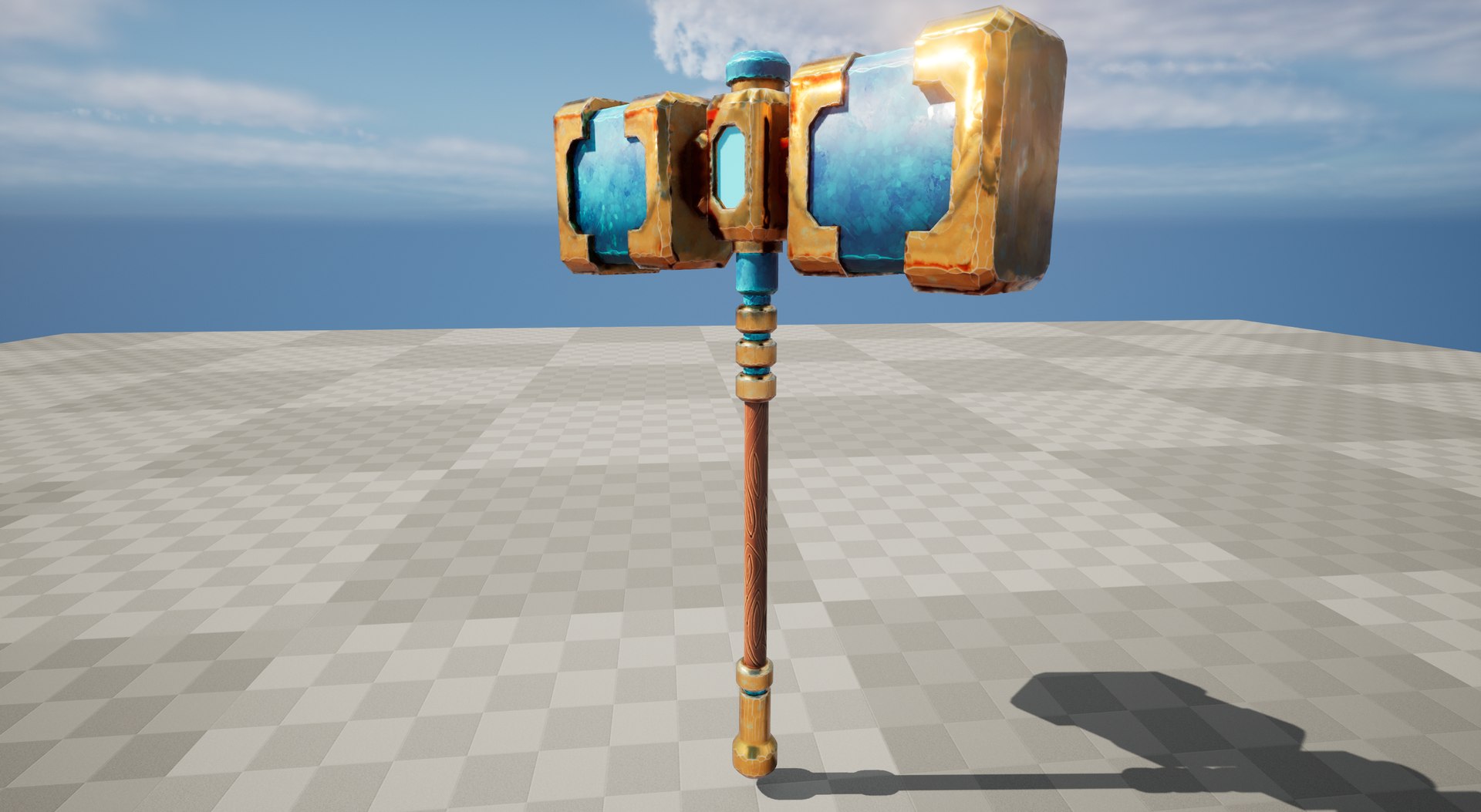 Game Ready Stylised Hammer Prop 3D - TurboSquid 2014771