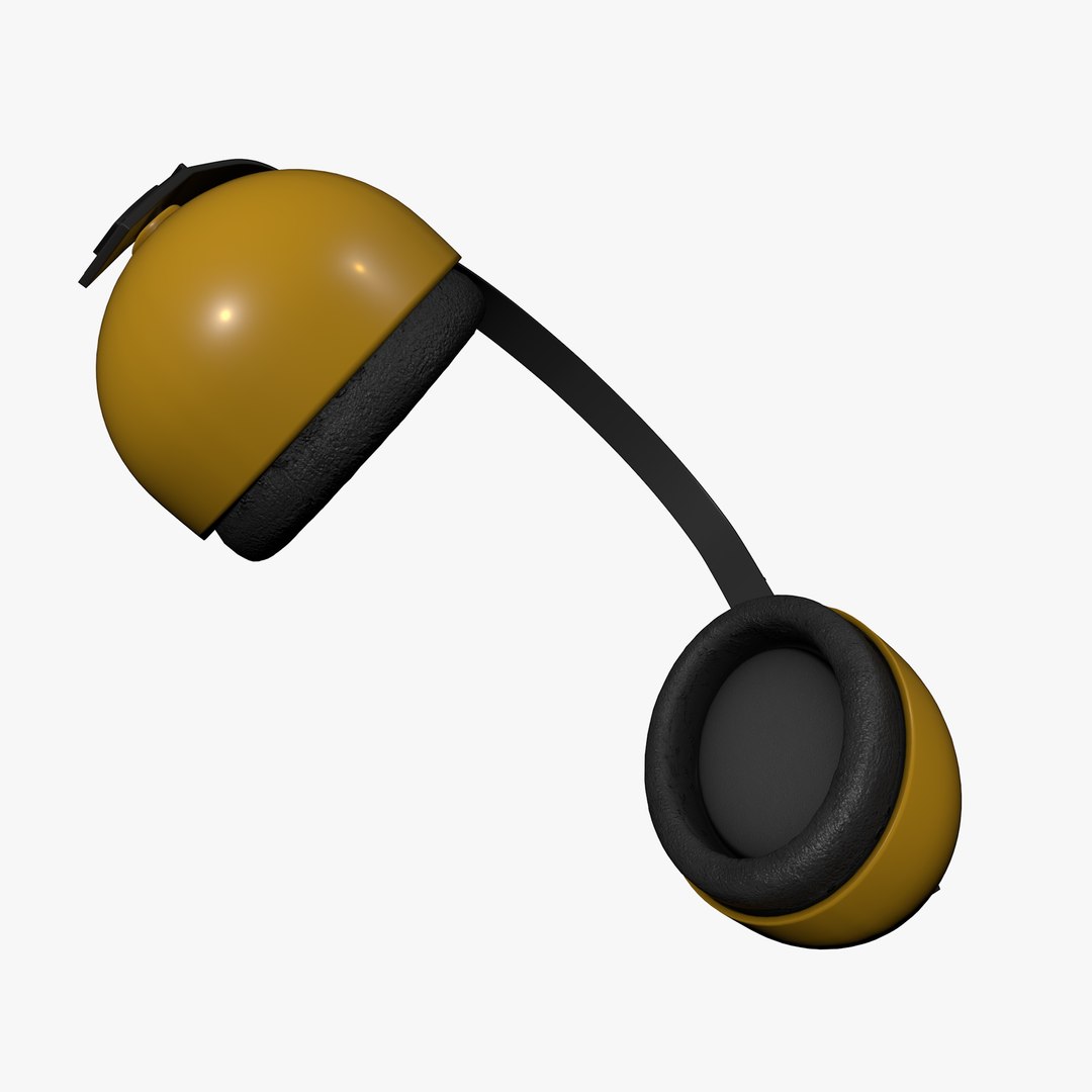 Construction Headphones 3D - TurboSquid 1815367