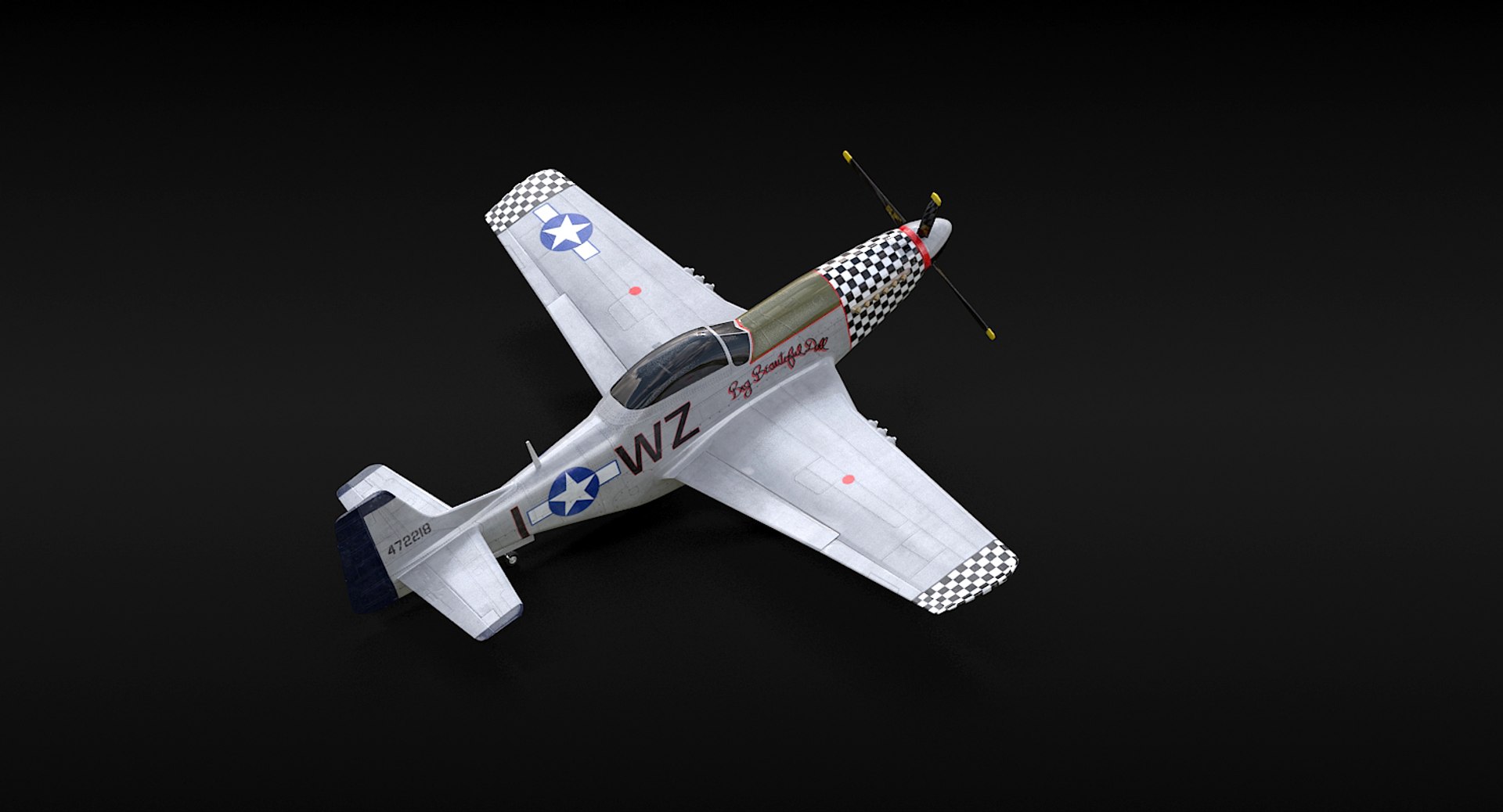 P-51d Mustang 3D Model - TurboSquid 1154751