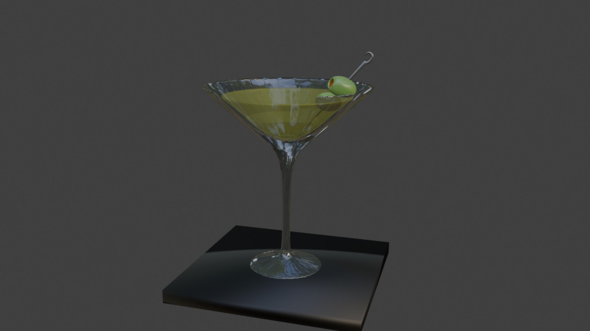 Martini Glass 3D Model - TurboSquid 2432791