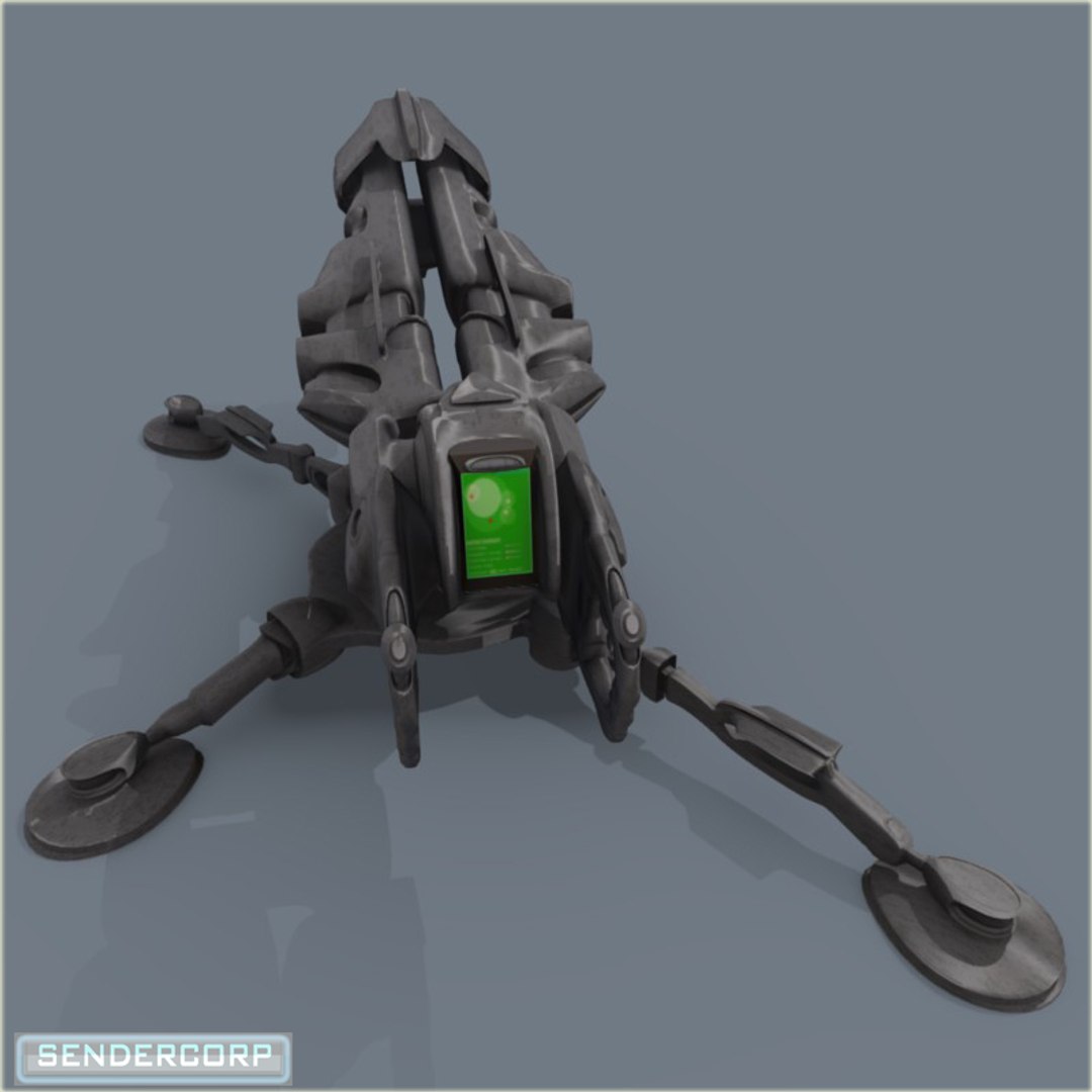 3d mini pulse gun model