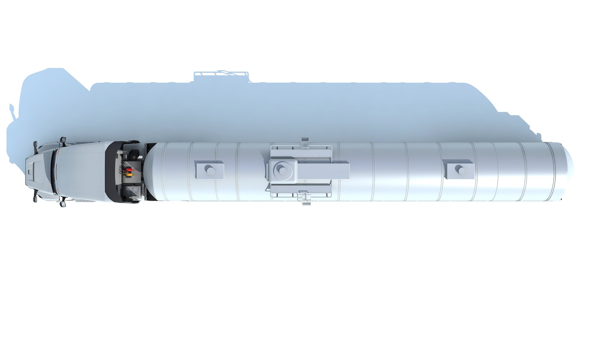 2024 Truck With Tank Semi Trailer 3D - TurboSquid 2222937
