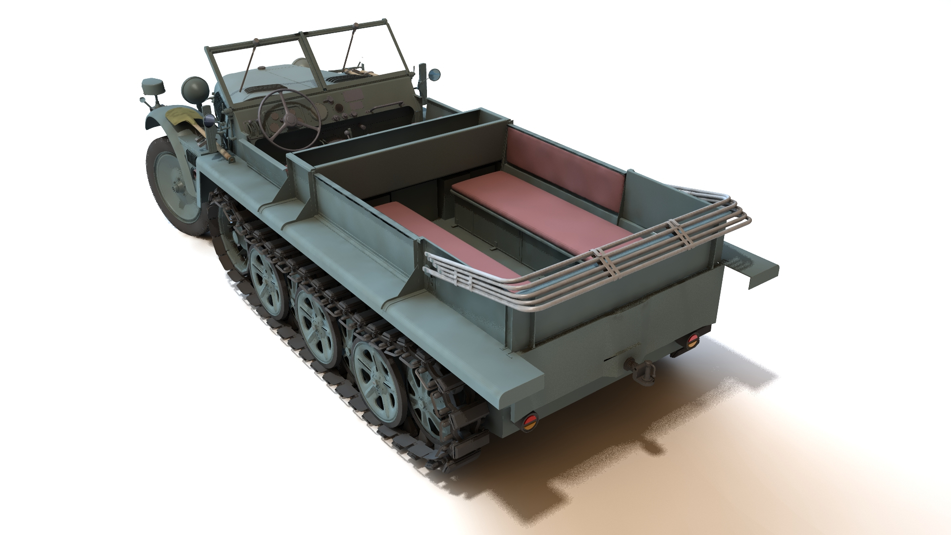 3D Sd.Kfz.10 - TurboSquid 1720157