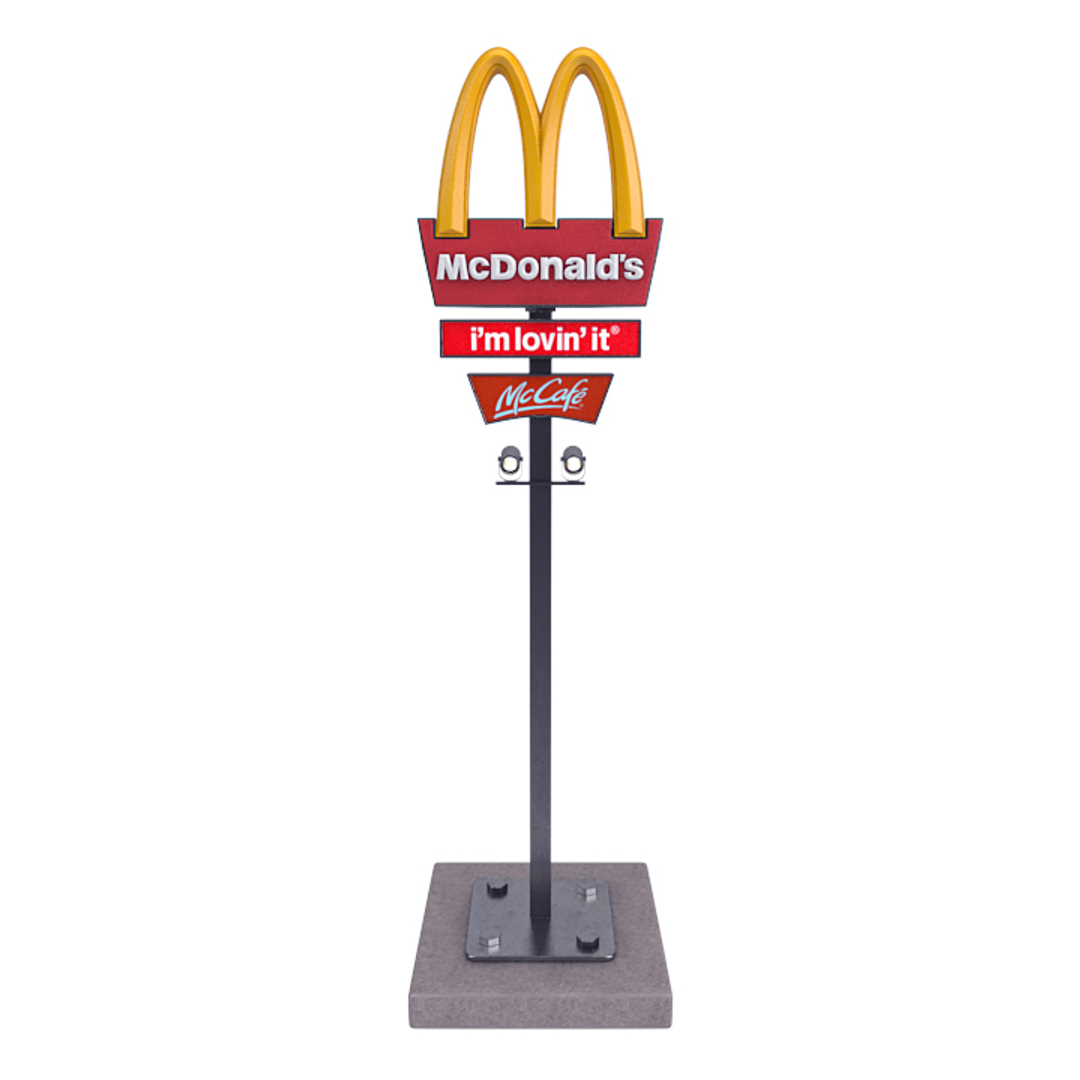 3d mcdonalds pylon s