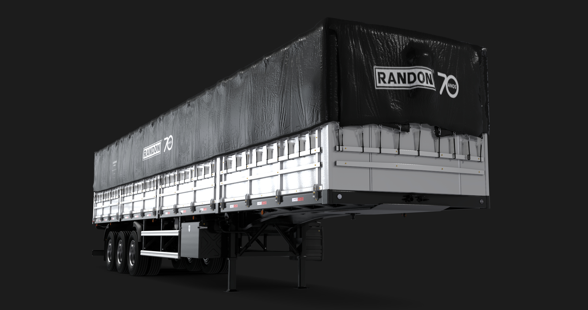 Randon Grain Trailer 2022 3D model - TurboSquid 1982159