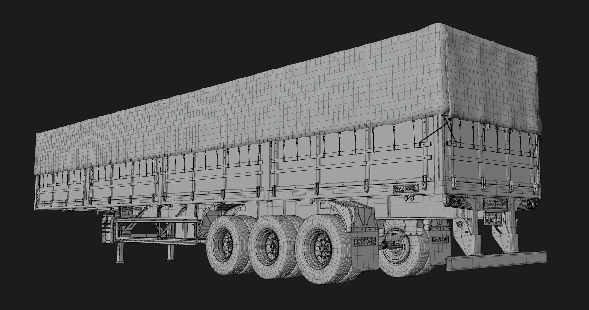 Randon Grain Trailer 2022 3D Model - TurboSquid 1982159