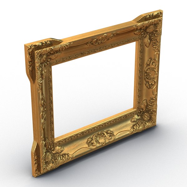 3ds baroque picture frames