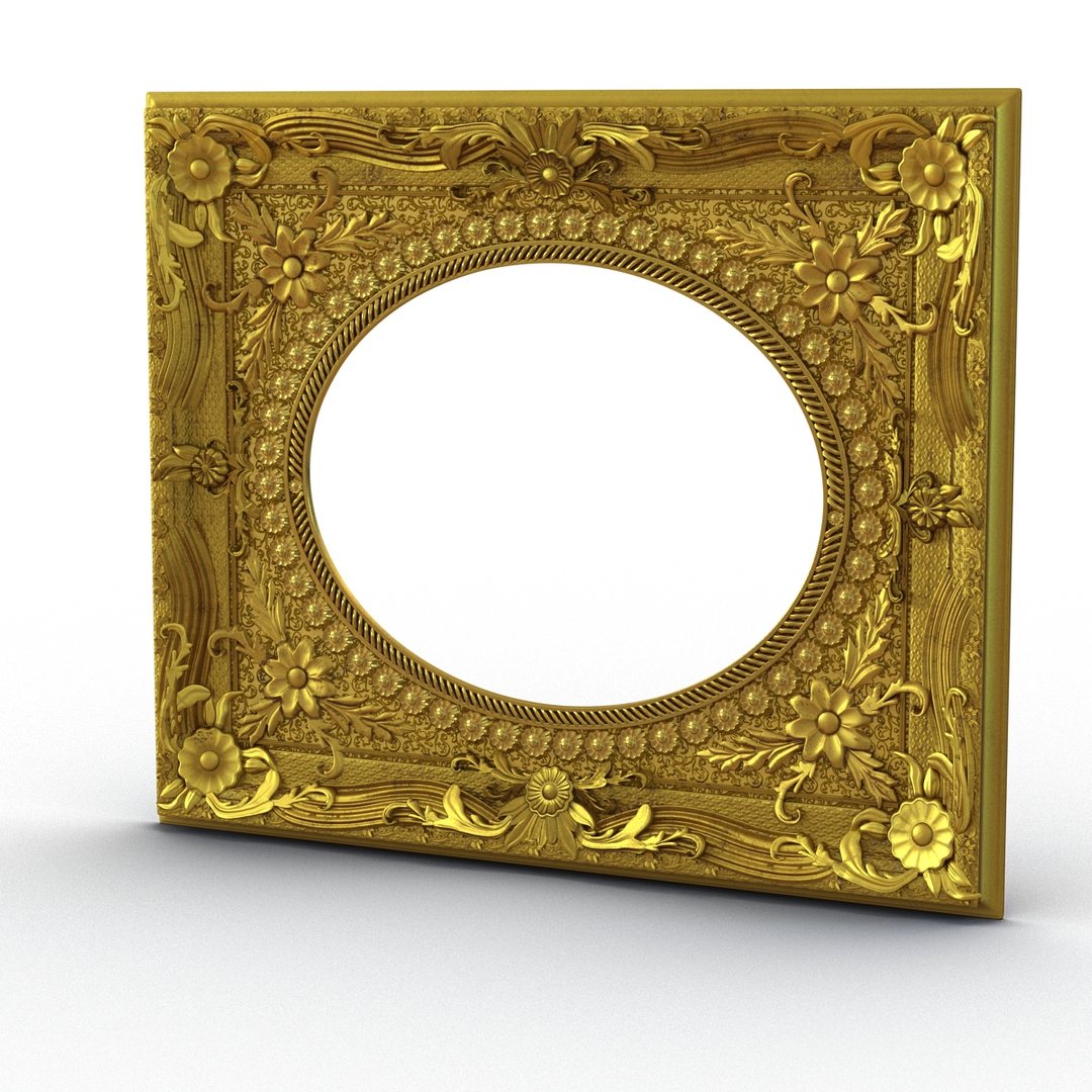3ds baroque picture frames