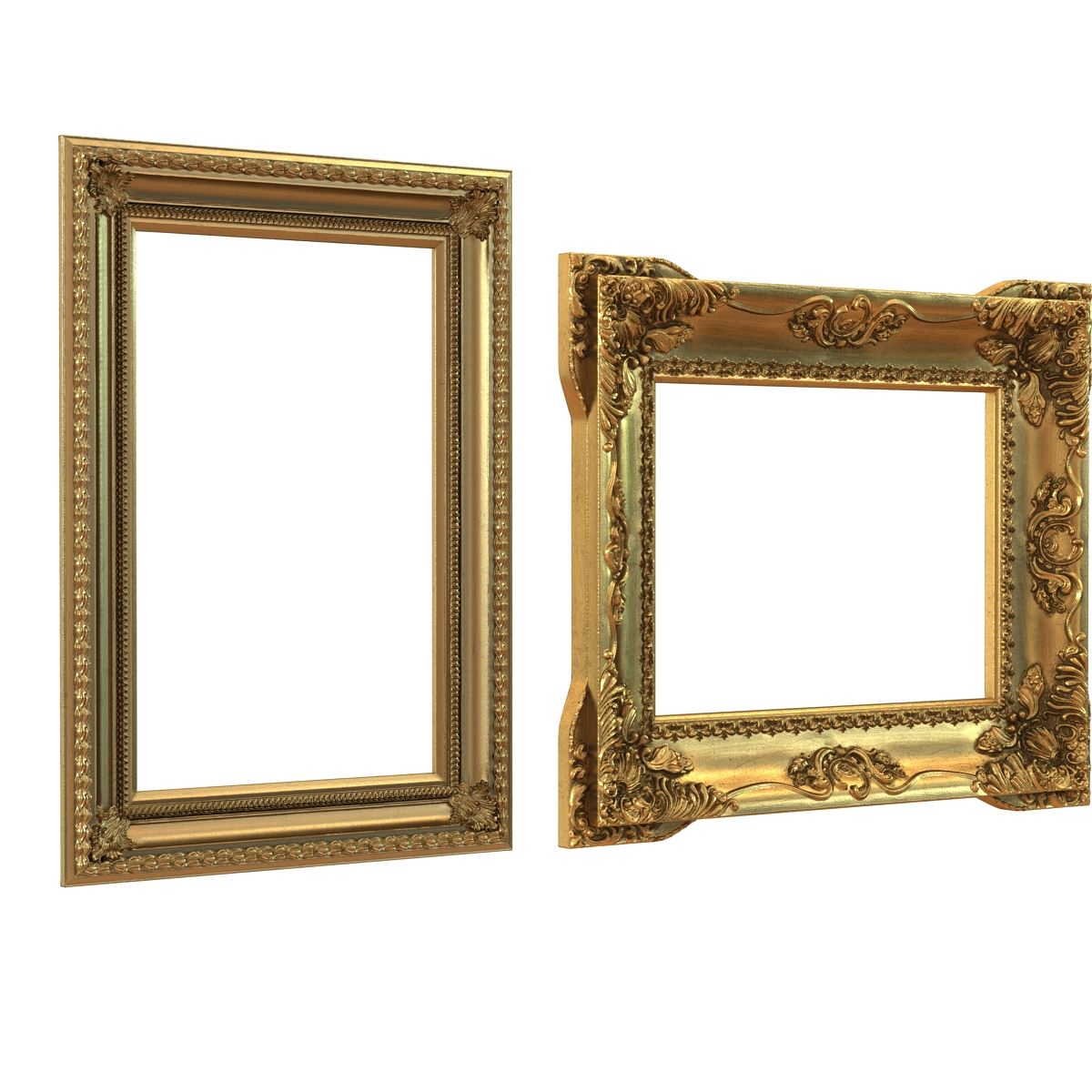 3ds baroque picture frames