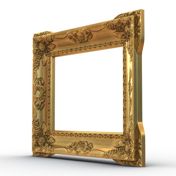 3ds baroque picture frames