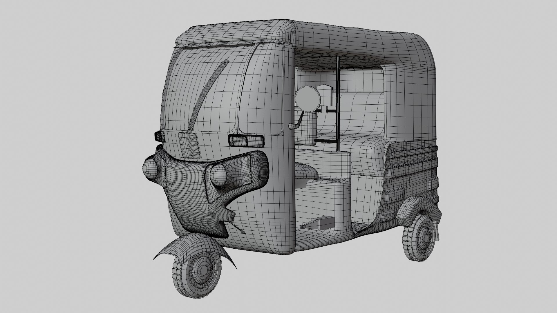 Auto Rikshaw 3D Model - TurboSquid 2189697