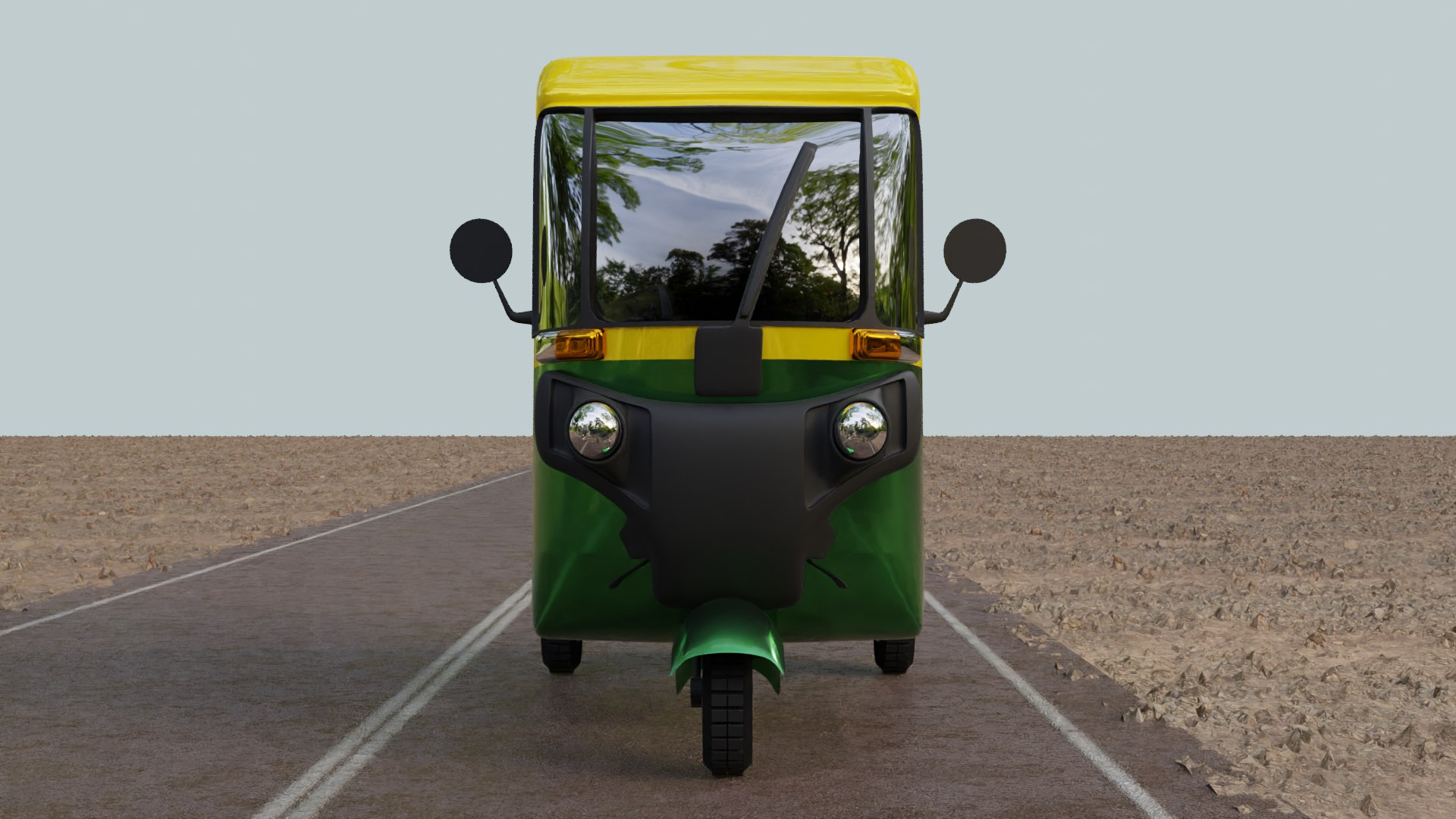 Auto Rikshaw 3D Model - TurboSquid 2189697