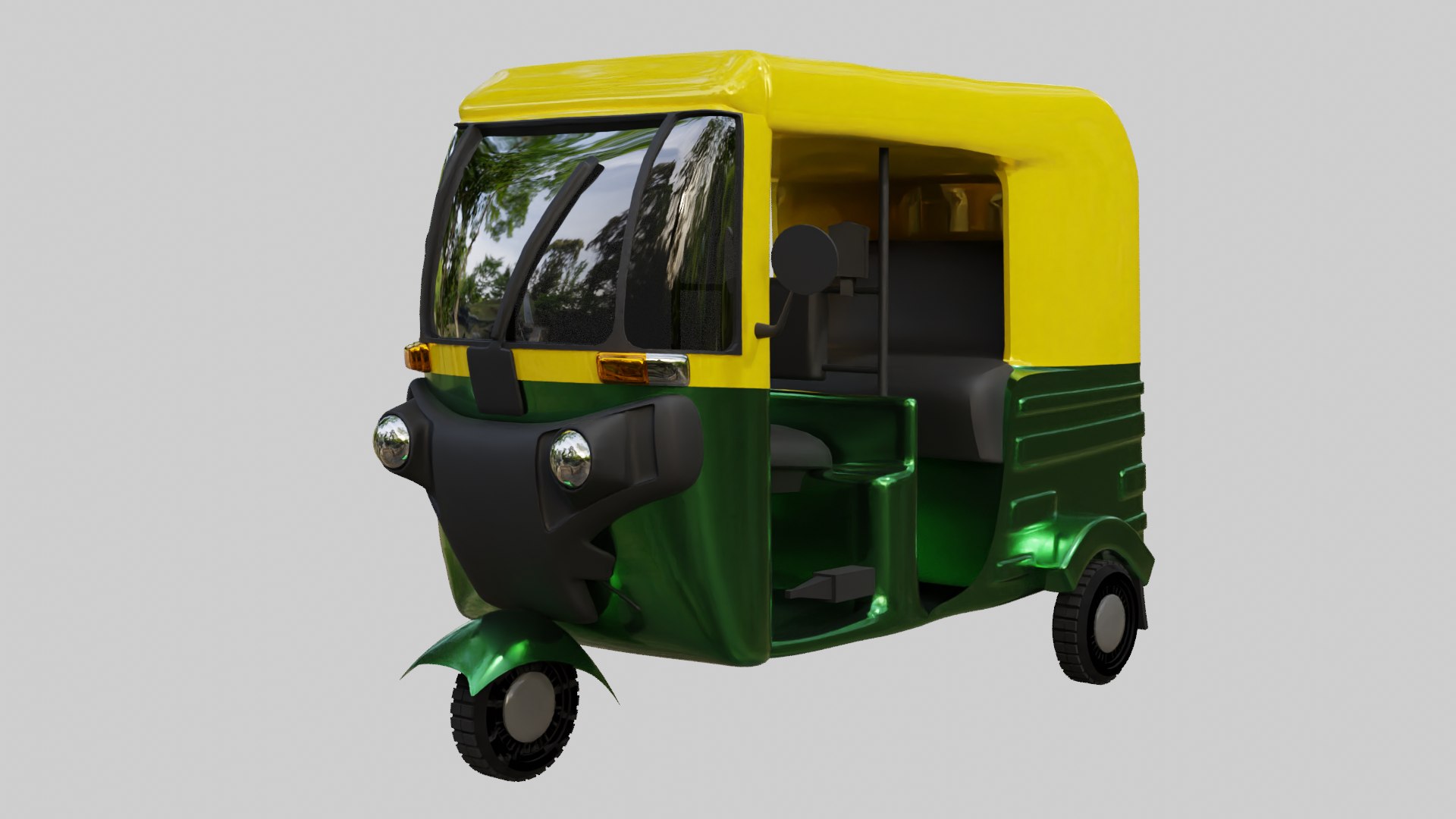 Auto Rikshaw 3D Model - TurboSquid 2189697