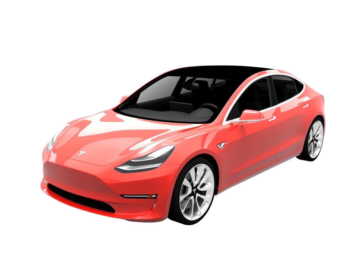 Tesla 3 2018 3D Model - TurboSquid 1220198