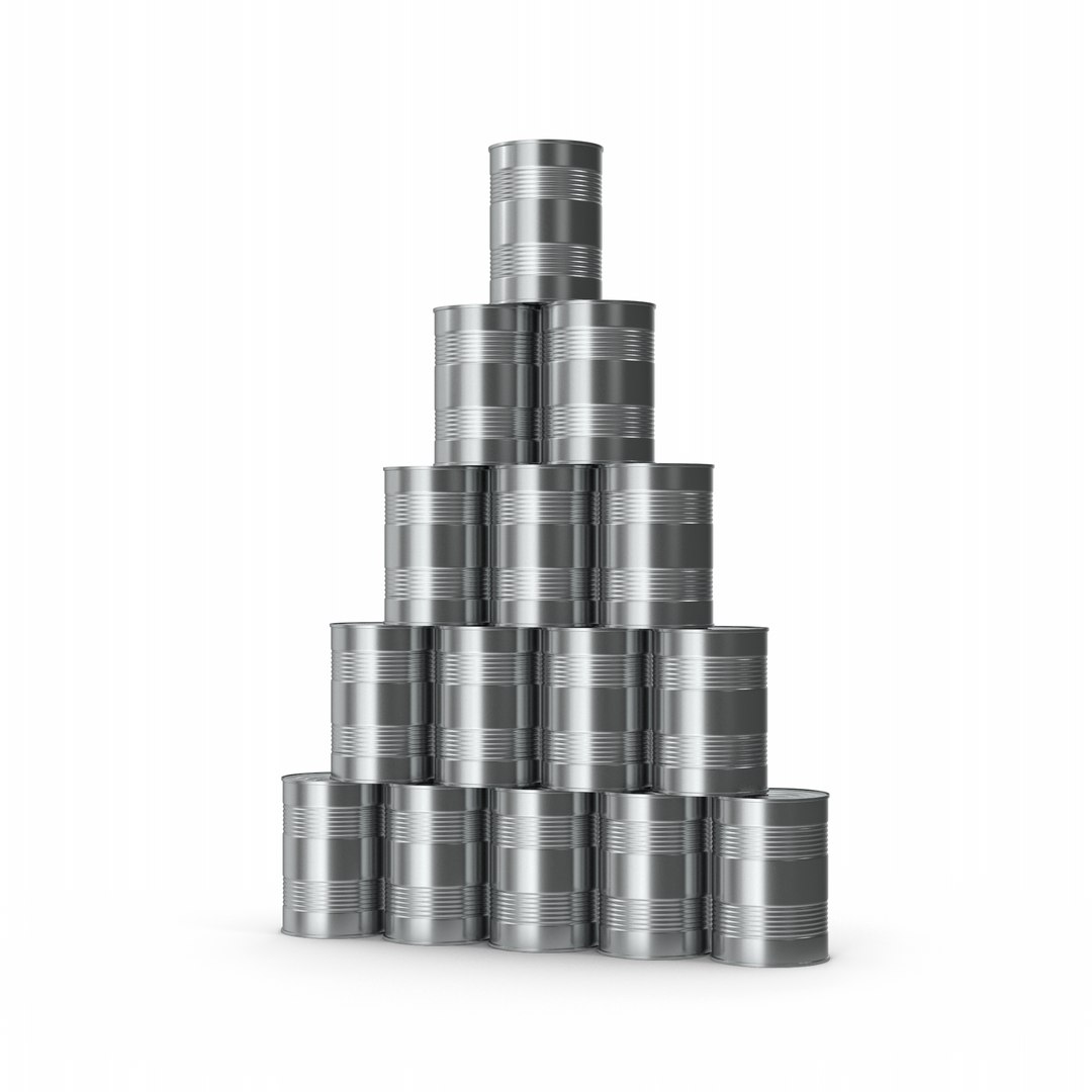 3D Tin Cans Tower - TurboSquid 2251674